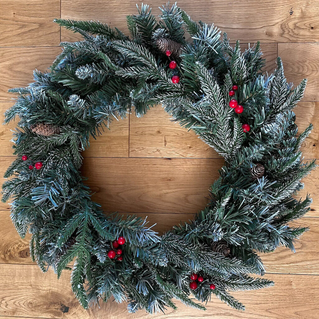 Blue Spruce Wreath 60cm - twenty fifth